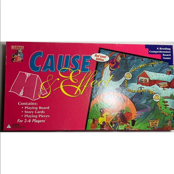 Learning Well | Games | Cause Effect Board Game Like New Reading ...
